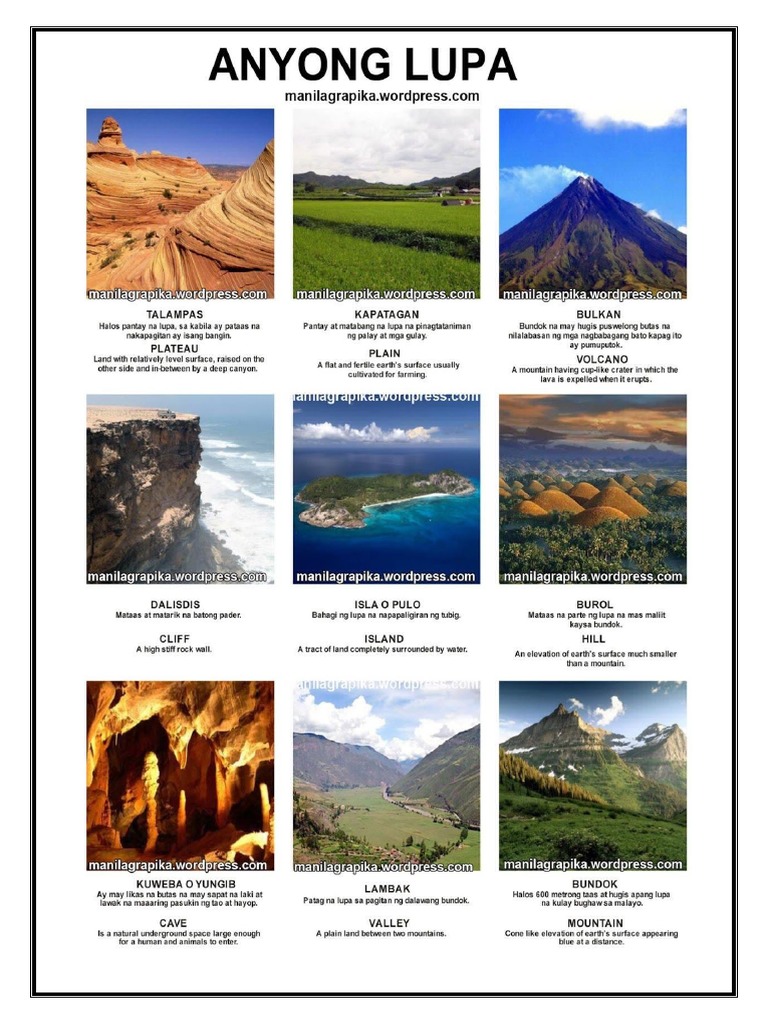 Anyong Lupa at Tubig | PDF