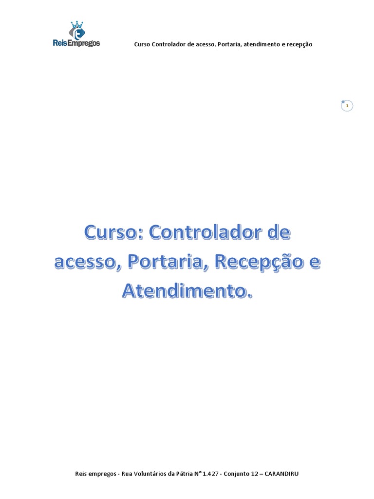 Apostila Portaria | PDF