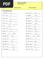 Worksheet 4 MDAS | PDF