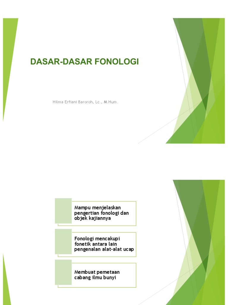 FONOLOGI | PDF | Ilmu Sosial | Seni & Disiplin Bahasa