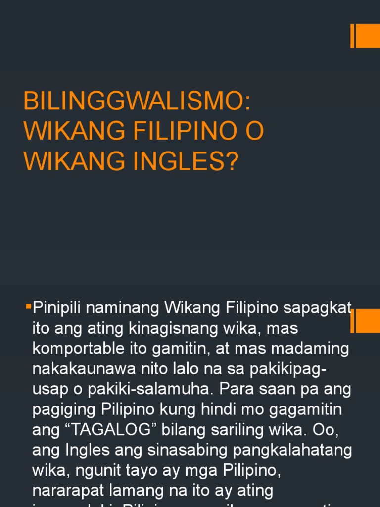 3 Bilinggwalismo | PDF