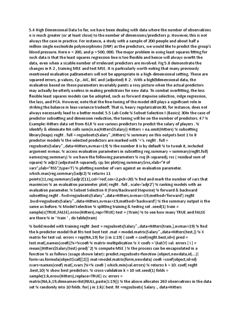 Cappstone | PDF | Cross Validation (Statistics) | Applied Mathematics