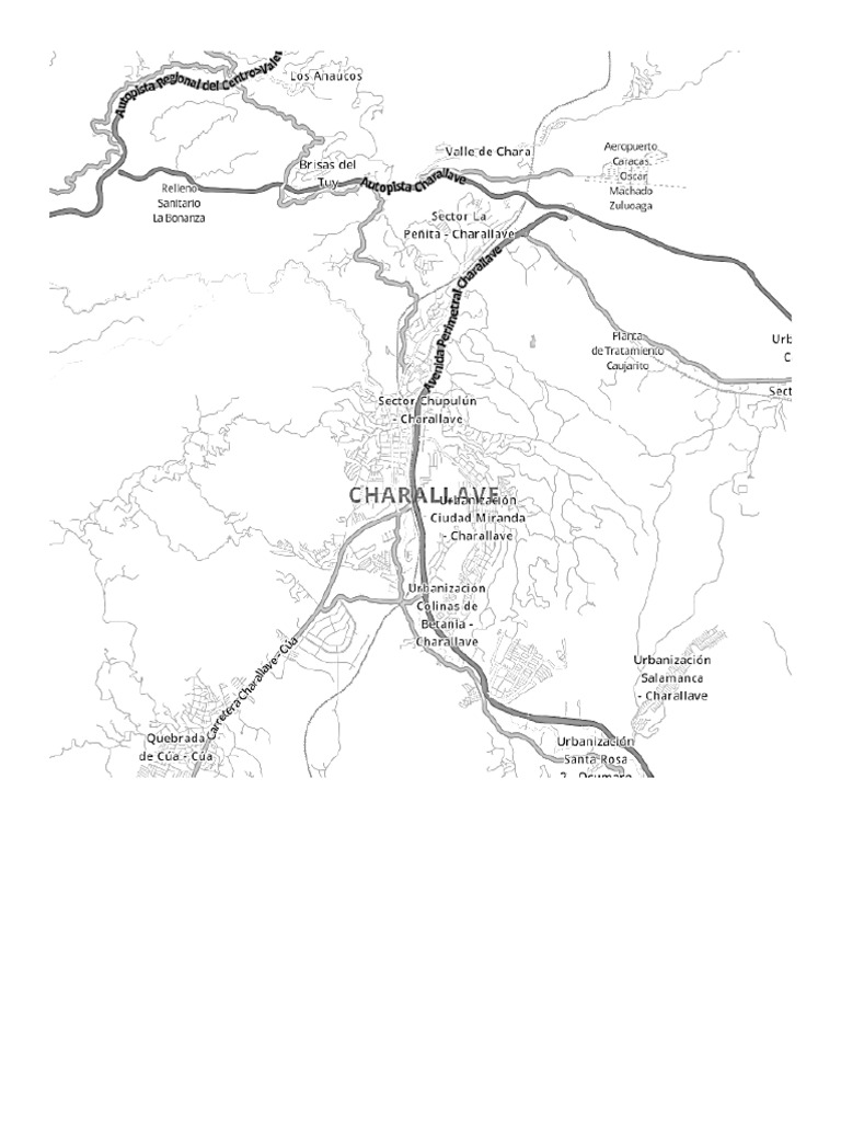 Mapa Charallave Vzla | PDF