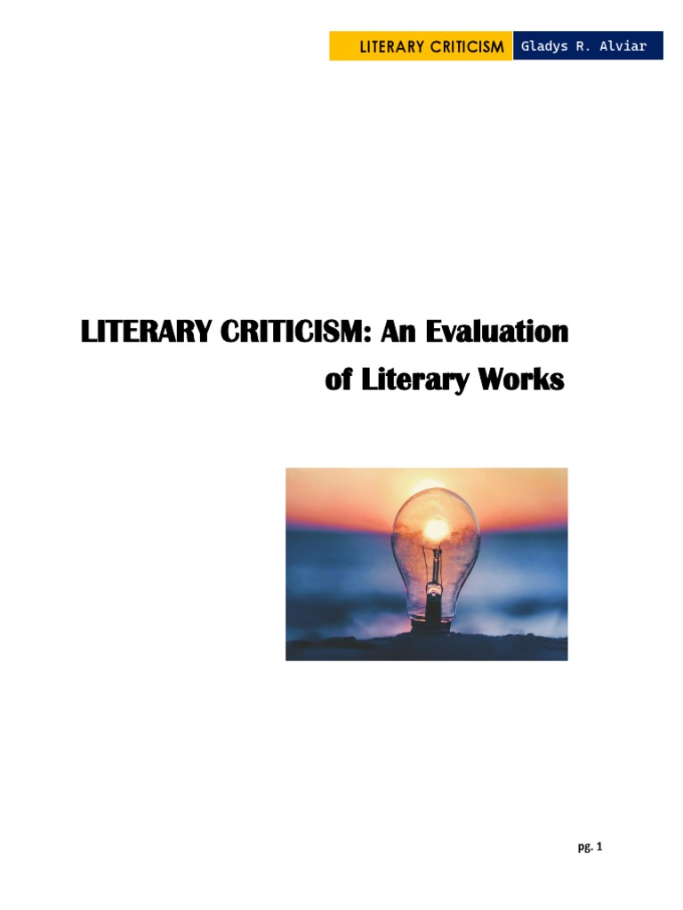 Evaluating Literary Genres and Criticism | PDF | Classics | General Fiction