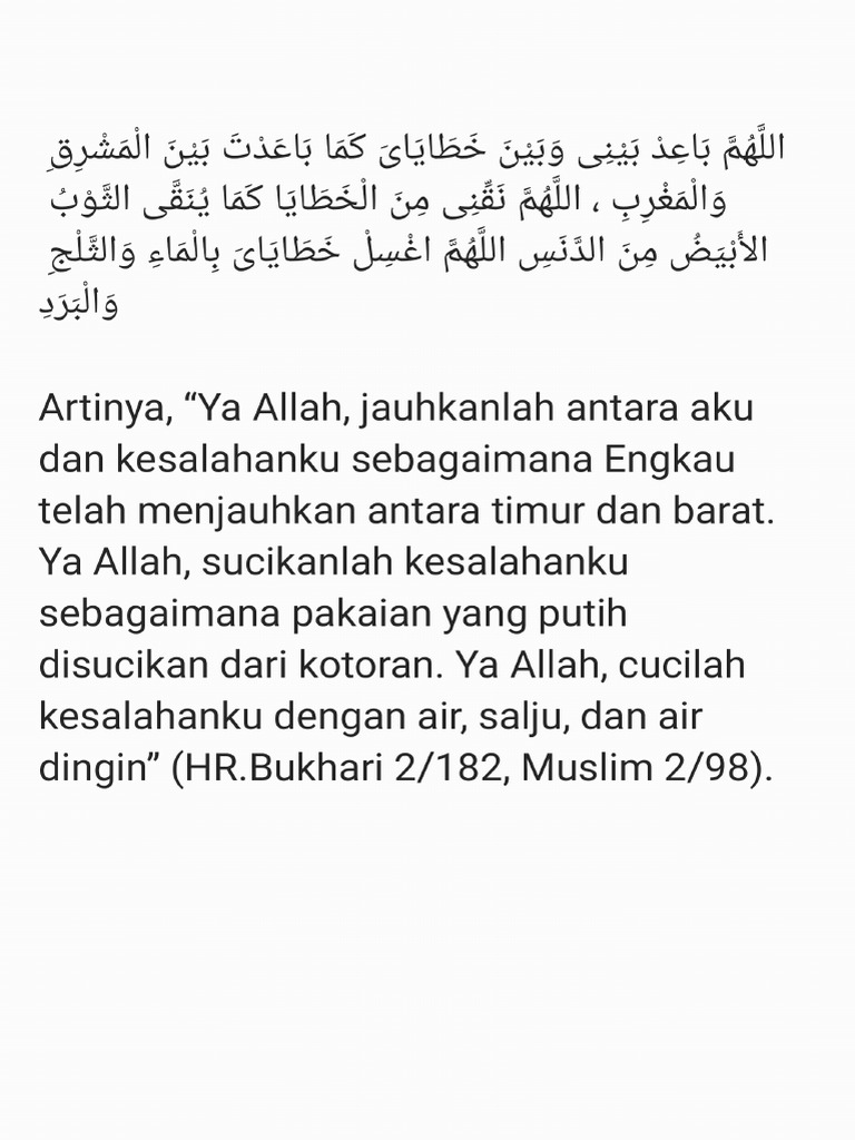 Doa Iftitah | PDF