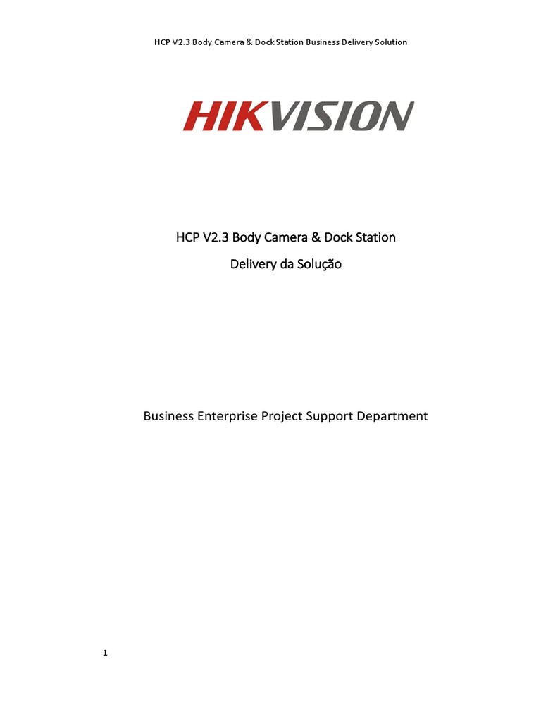 HCP V2.3 Body Camera & Dock Station | PDF | Business | Technology & Engineering