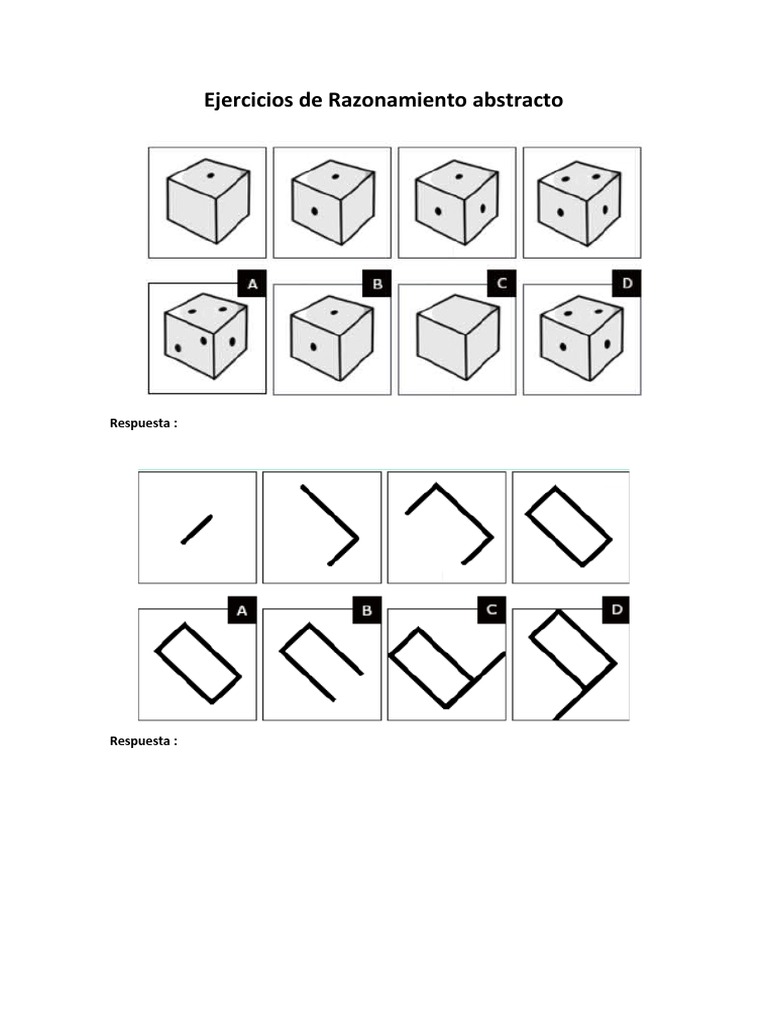 Ejercicios de Razonamiento Abstracto - 1 | PDF