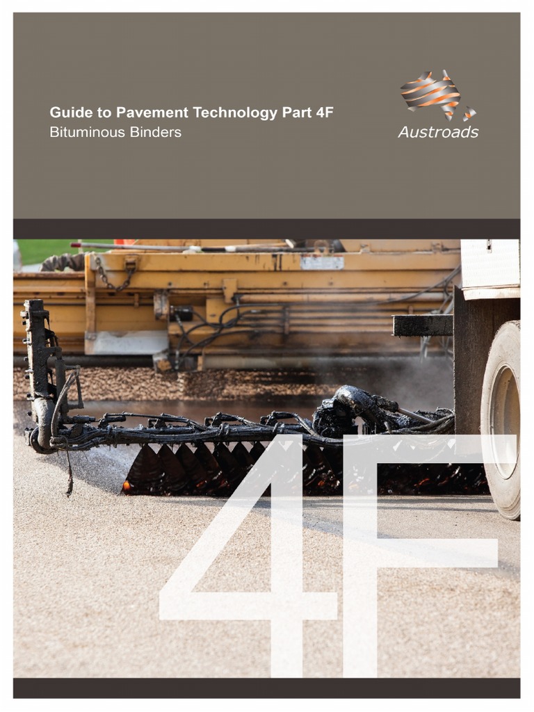 AGPT04F-17 Guide To Pavement Technology Part 4F Bituminous Binders ...