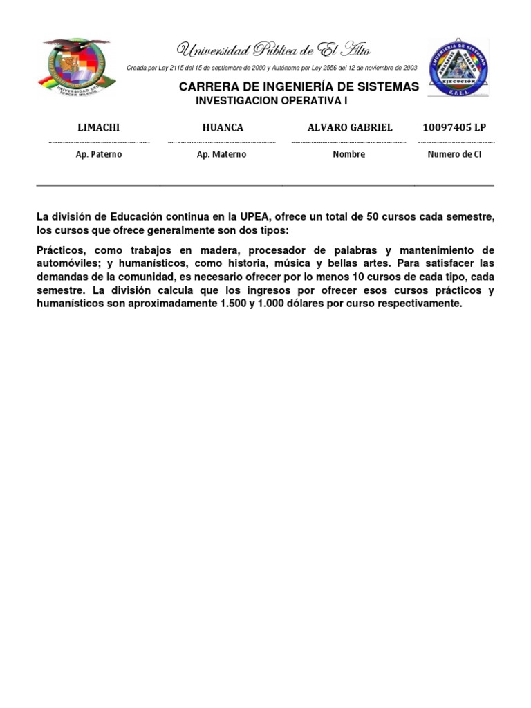 2 Examen Metodo Simplex | PDF