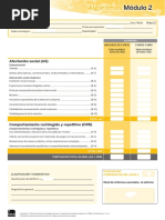 Escala ADOS-2 (Módulo 4) | PDF | Autismo | Las emociones