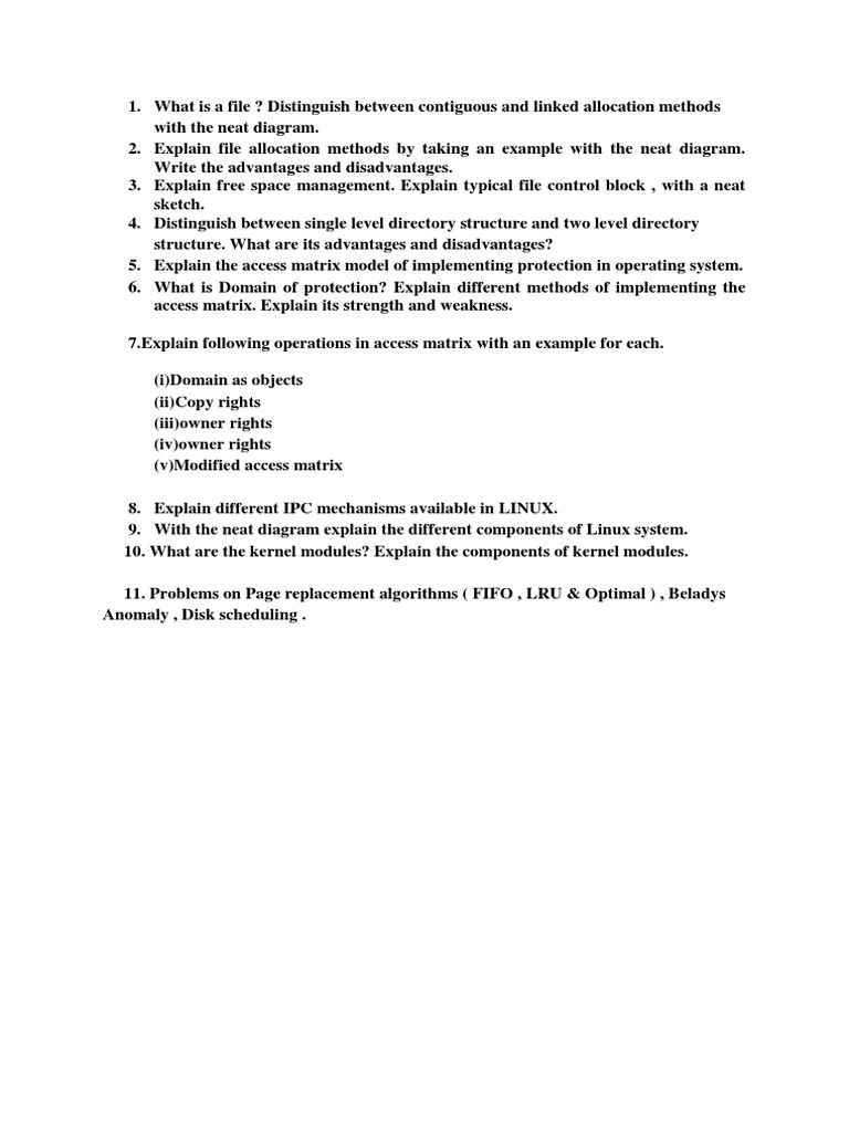 Question Bank - Module 4 and Module 5 | PDF