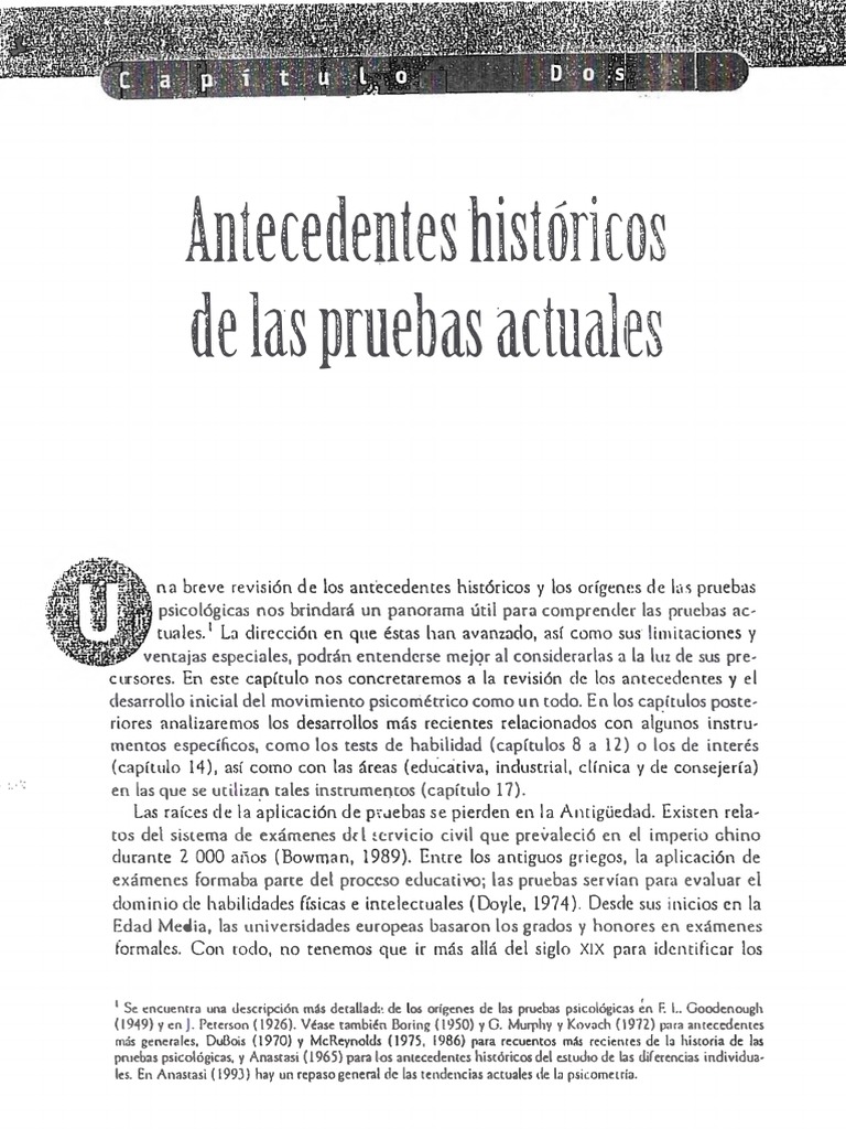 Anastasi Urbina - Naturaleza y Uso de Las Pruebas Psicológicas. Cap. 2 ... Anastasi Urbina - Naturaleza y Uso de Las Pruebas Psicológicas. Cap. 2 ...
