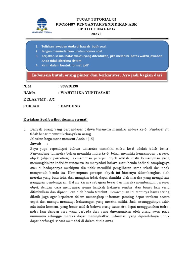Tugas Tutorial 2 | PDF