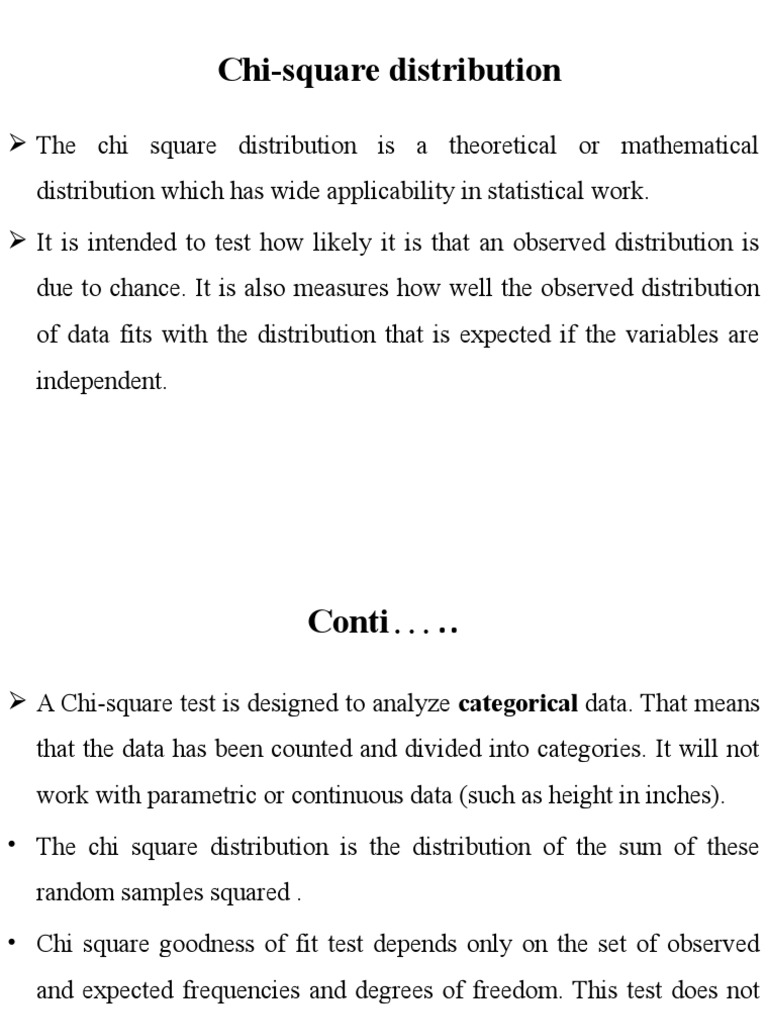 Chi Square Distribution Download Free Pdf Chi Squared Test Chi Squared Distribution