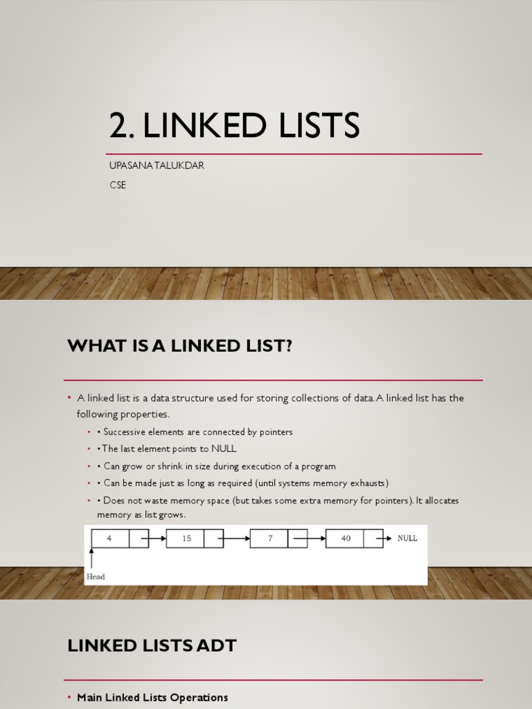 2.linked List | PDF | Teaching Methods & Materials