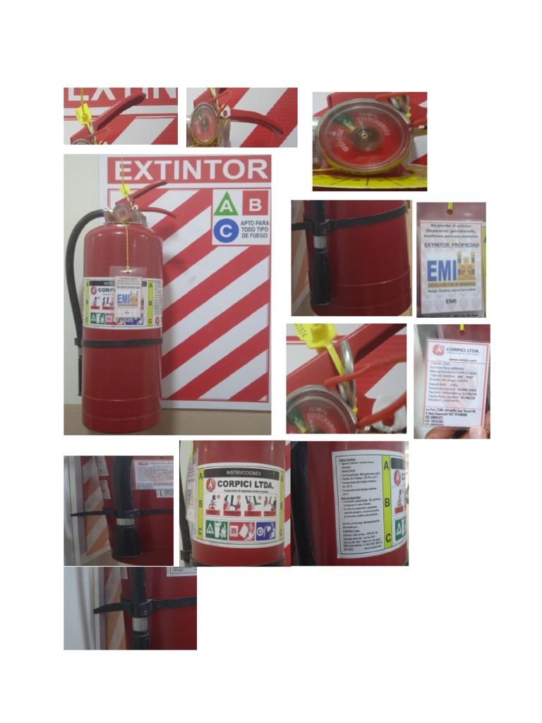 EXTINTOR, Partes | PDF