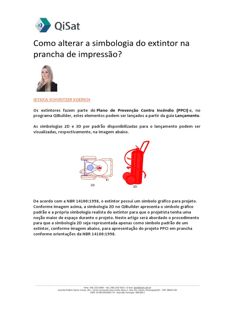Como Alterar A Simbologia Do Extintor Na Prancha de Impressão | PDF ...