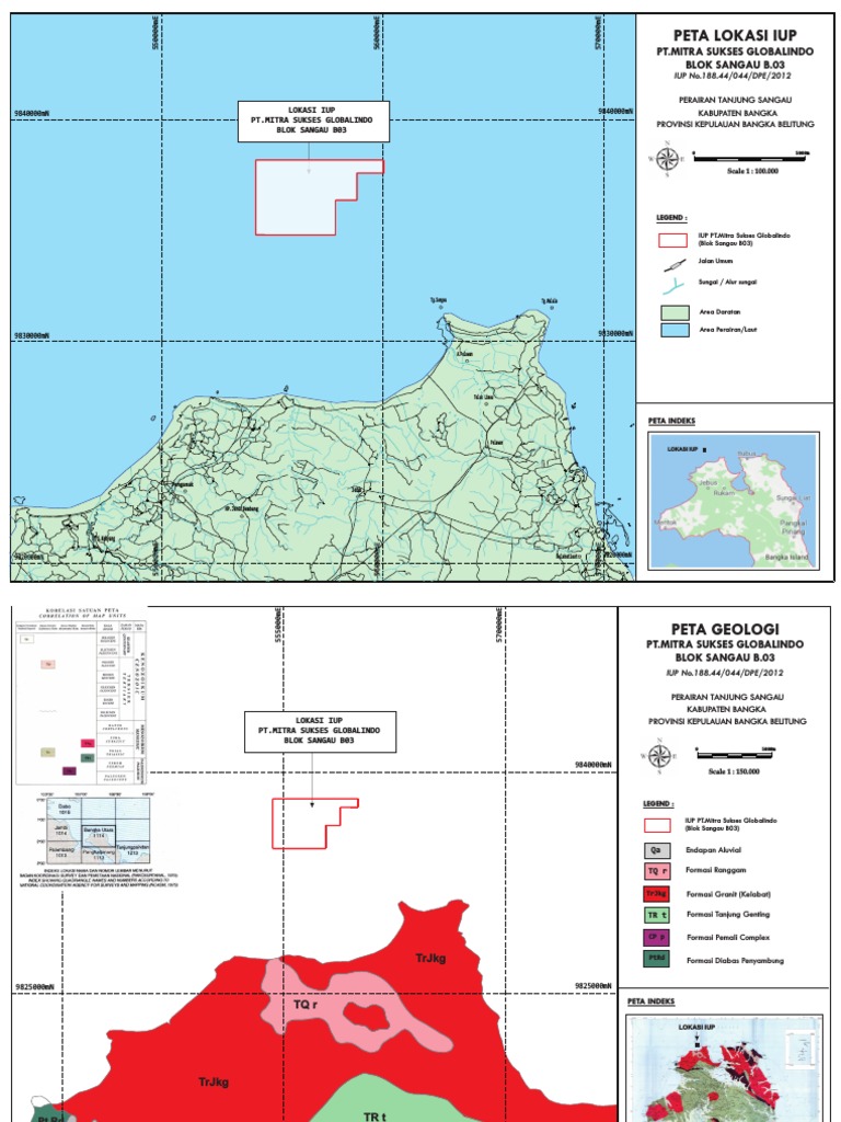 Peta IUP PT Mitra Sukses Globalindo | PDF