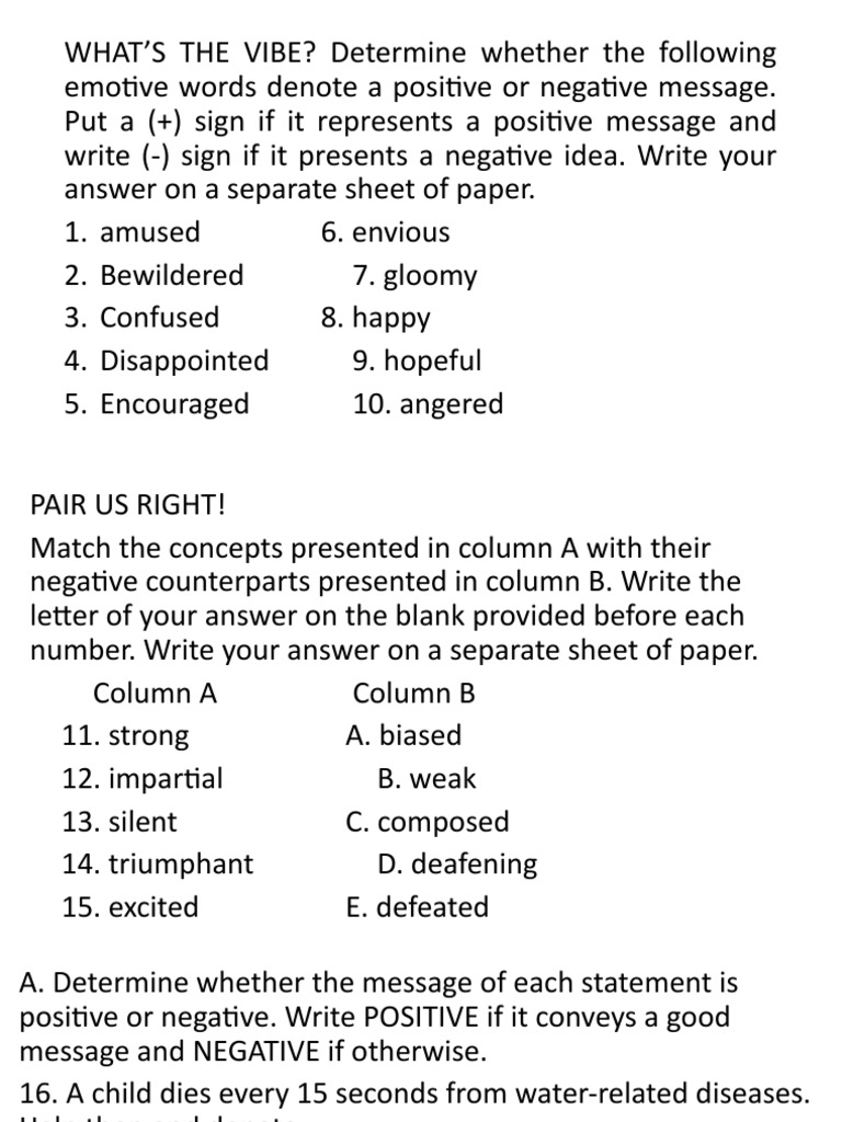 Assessing Positive and Negative Emotions | PDF