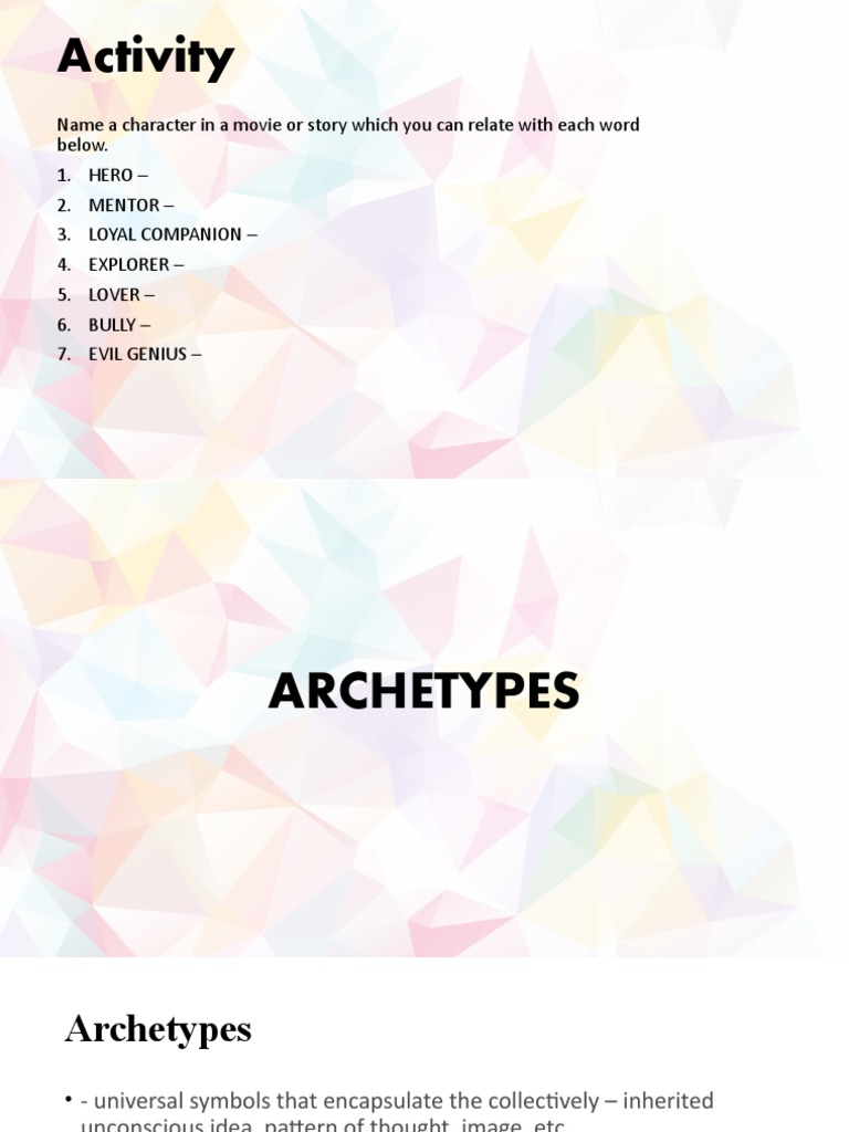 ARCHETYPES | PDF