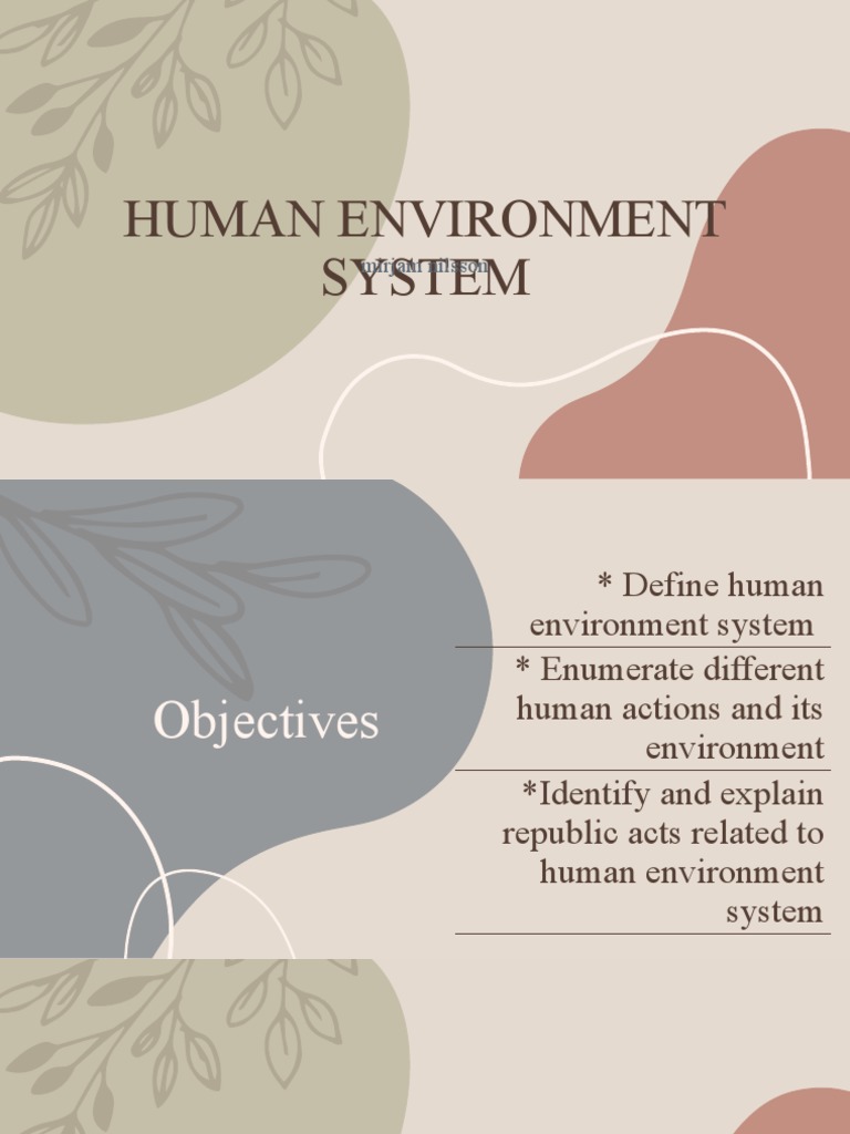 HUMAN ENVIRONMENT SYSTEM | PDF | Habitat Destruction | Agriculture