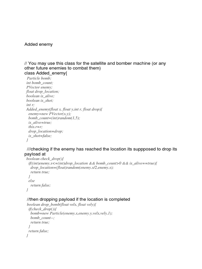 Java Code For Video Game | PDF | Acceleration | Boolean Data Type Java Code For Video Game | PDF | Acceleration | Boolean Data Type