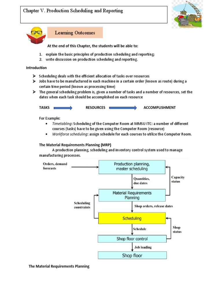 Production Scheduling and Reporting 1 | Download Free PDF | Scheduling (Production Processes ...