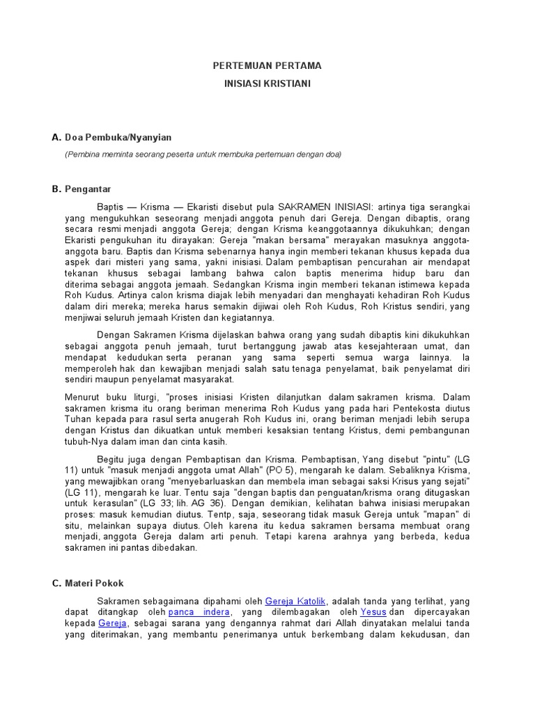 Modul Pembinaan Krisma | PDF