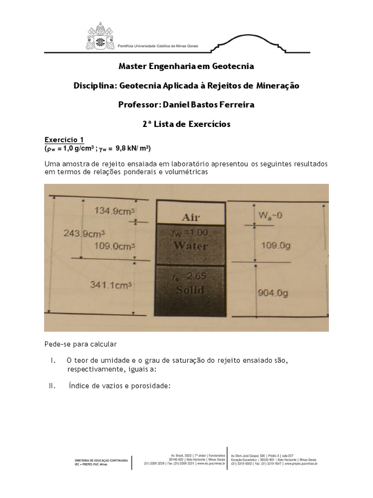 Lista de Execicios 2 | PDF