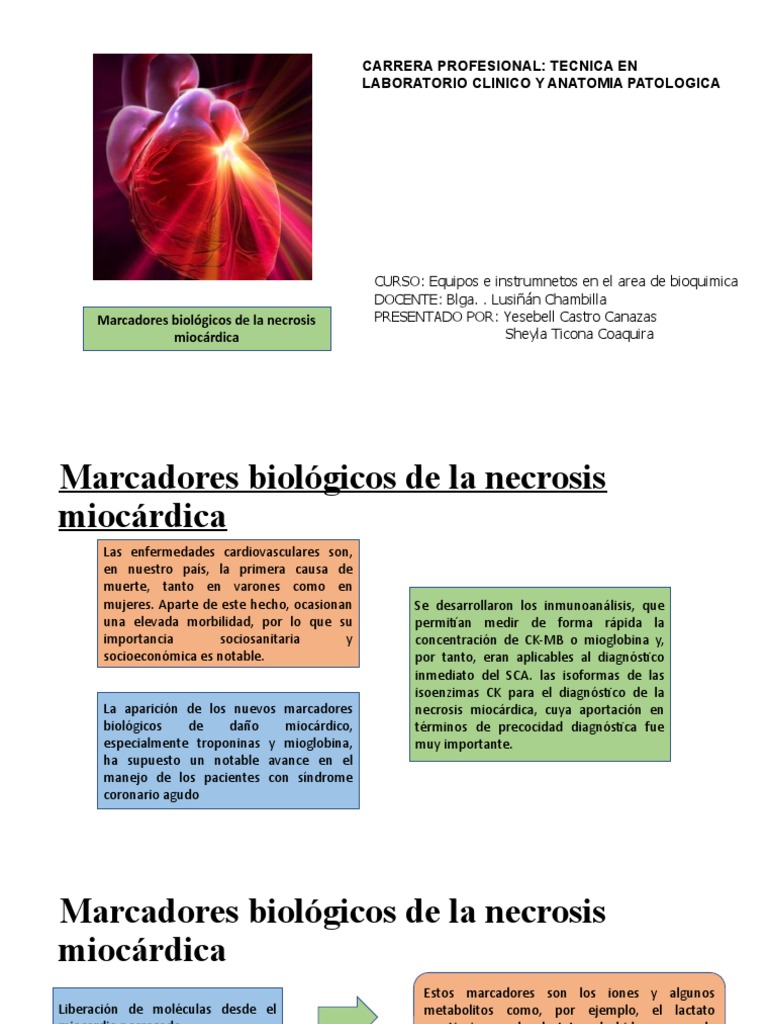 Marcadores Biologicos de Necrois Miocardica | PDF | Enfermedades y ...