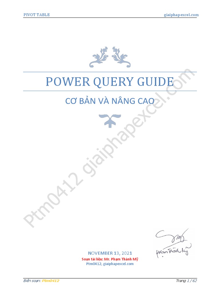 Power Query | PDF