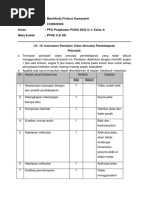 Tabel RTL. PPAE II. T5. SIKLUS 2 | PDF