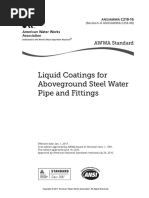 Ansi Awwa C606-15 | PDF | Pipe (Fluid Conveyance) | Screw
