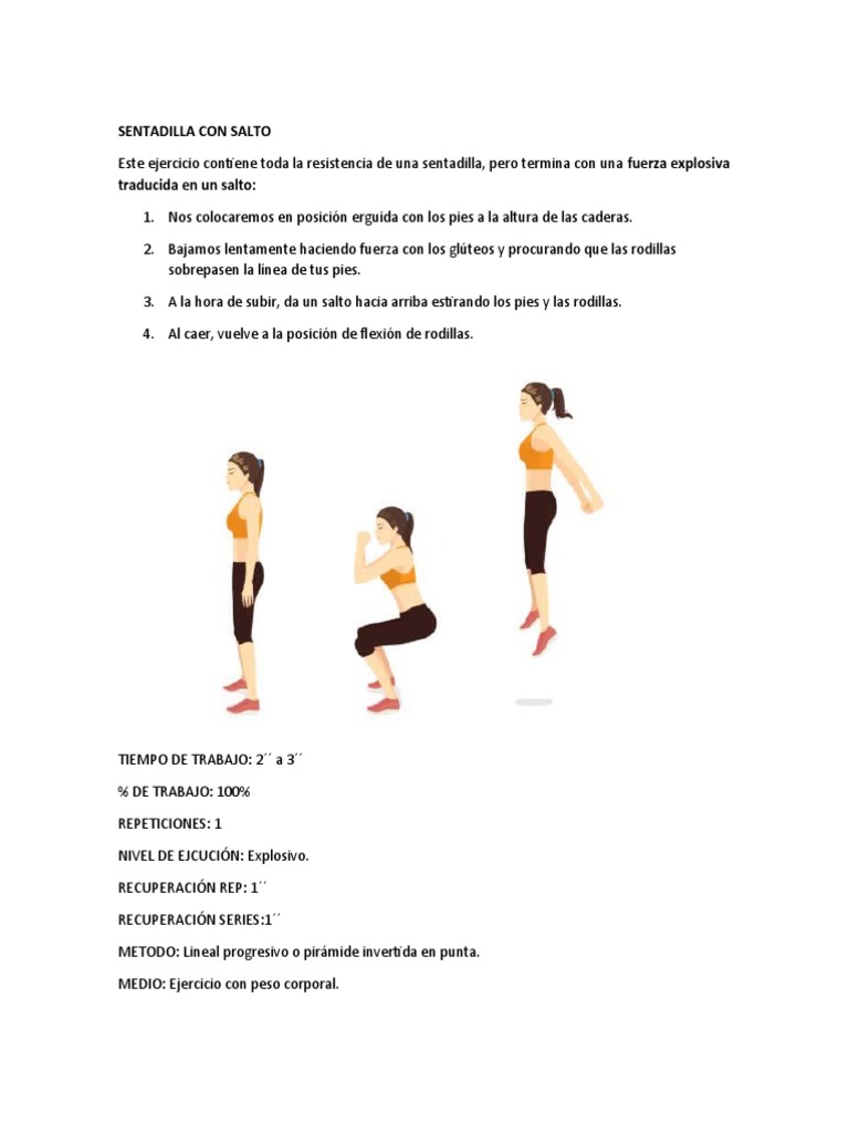 SENTADILLA CON SALTO | PDF