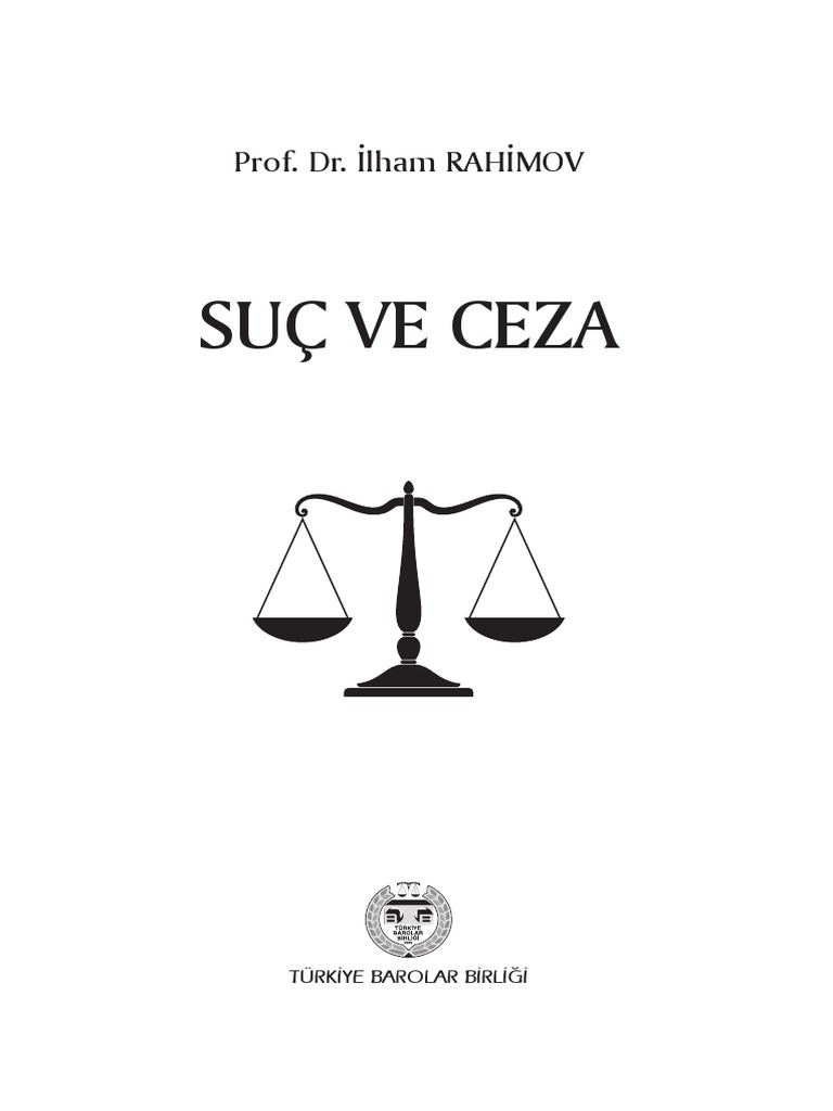 SUÇ VE CEZA - Dr. İlham RAHİMOV | PDF