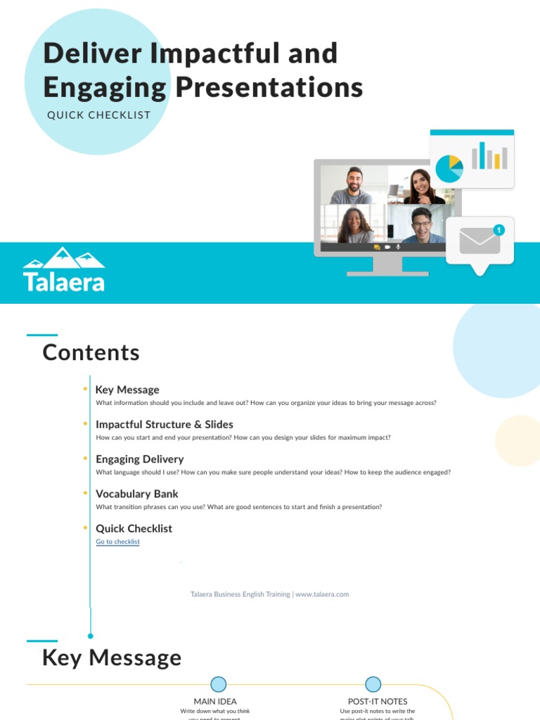Presentations Checklist PDF | PDF | English Language | Cognitive Science