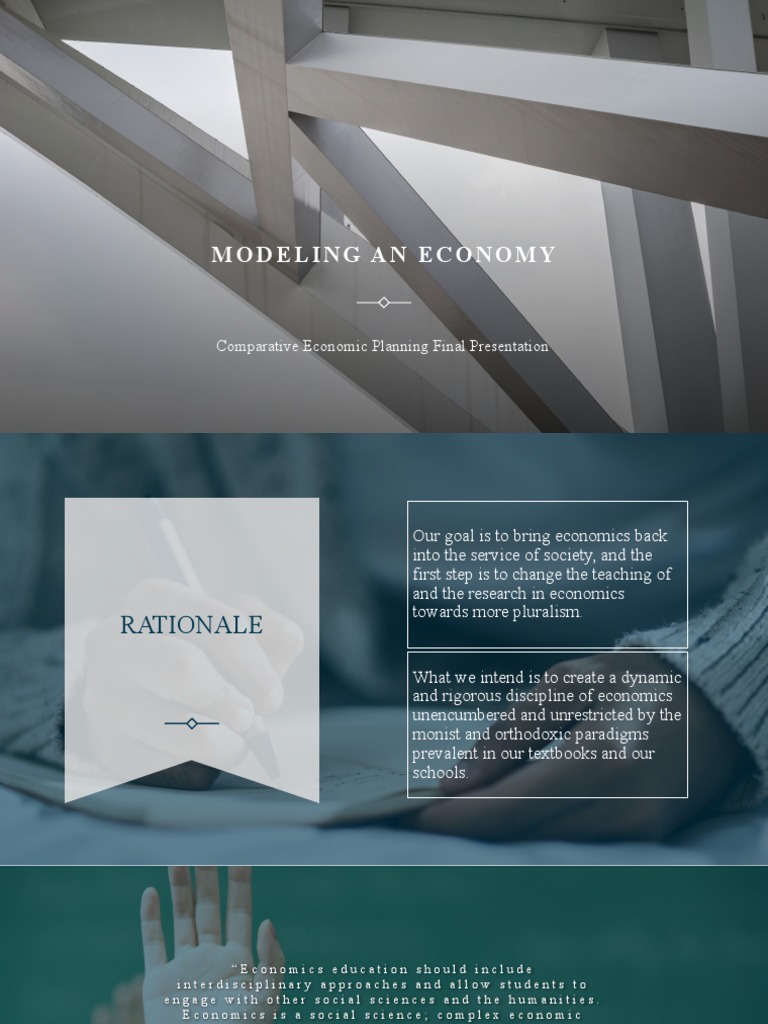 Comparative Economic Planning Final Presentation Modeling An Economy