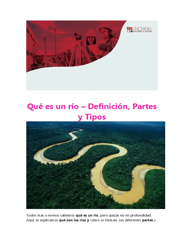 Los Rios, Origen y Partes | PDF | Río | Agua