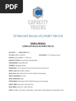 Capacity Specs TJ5000 | PDF | Truck | Suspension (Vehicle)
