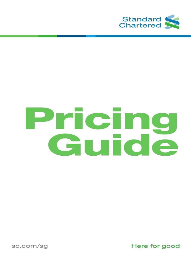 SG SCB Pricing Guide | PDF