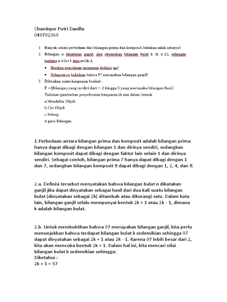 Diskusi 2 Pengantar MTK | PDF