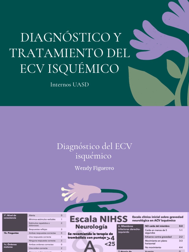 _Diagnóstico y Tratamiento del ECV isquémico | PDF | Carrera | Isquemia