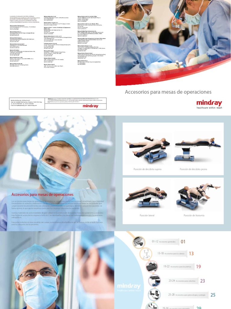 Brochure HyBase Accessories_Spanish | PDF | Cirugía | Factores humanos ...