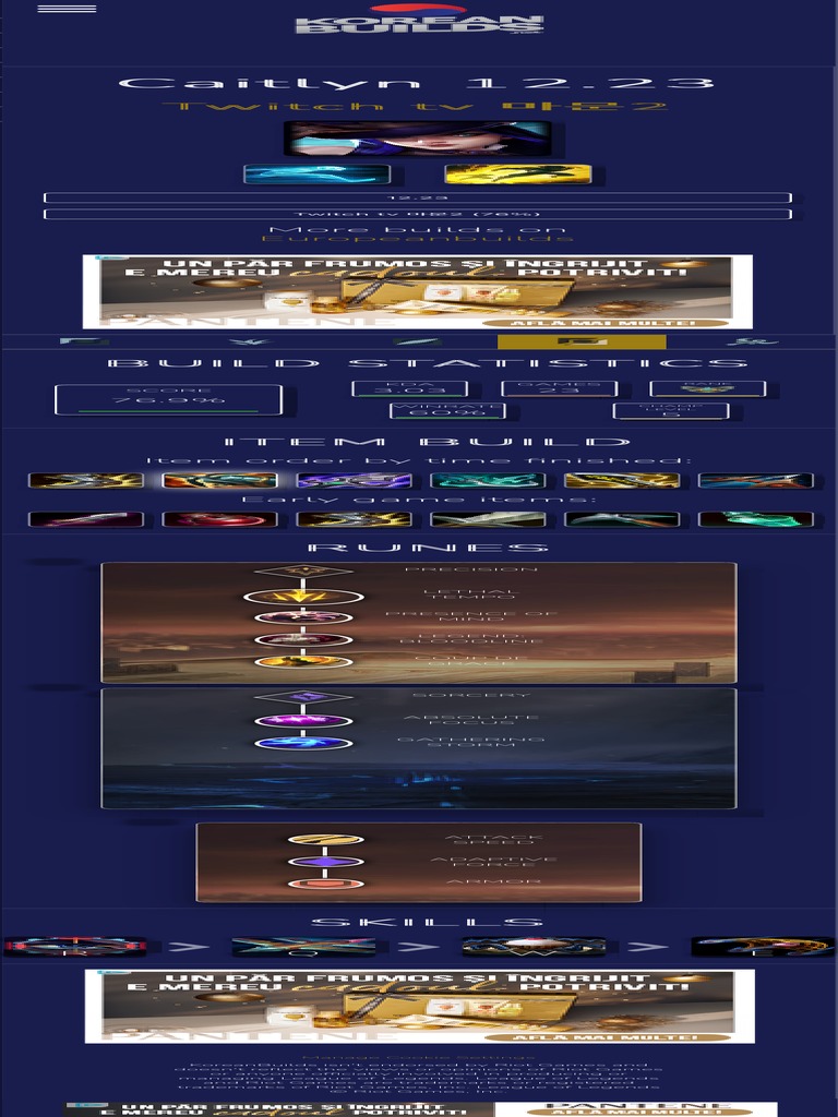 Caitlyn Build | PDF