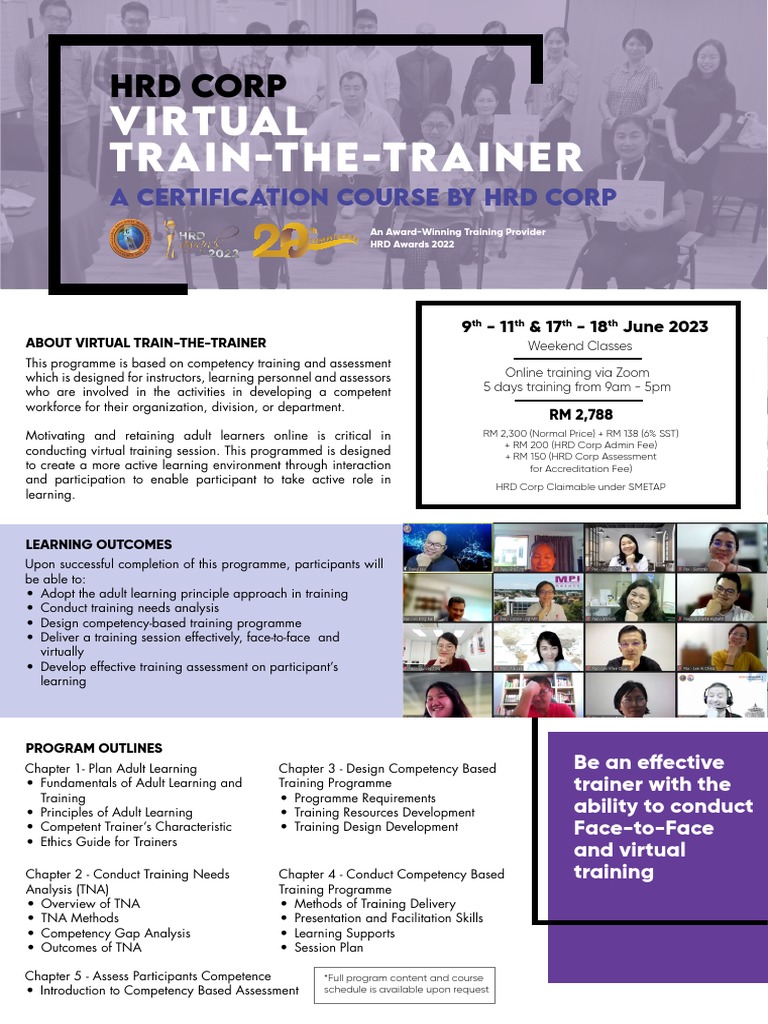 (JUN23-VT-TC) HRDCorp Virtual TTT-GEM Consultancy | PDF | Learning ...