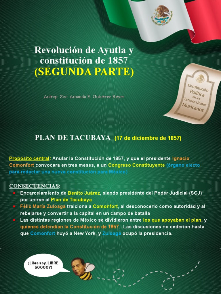 Plan de Tacubaya y Guerra de Reforma | PDF | Política