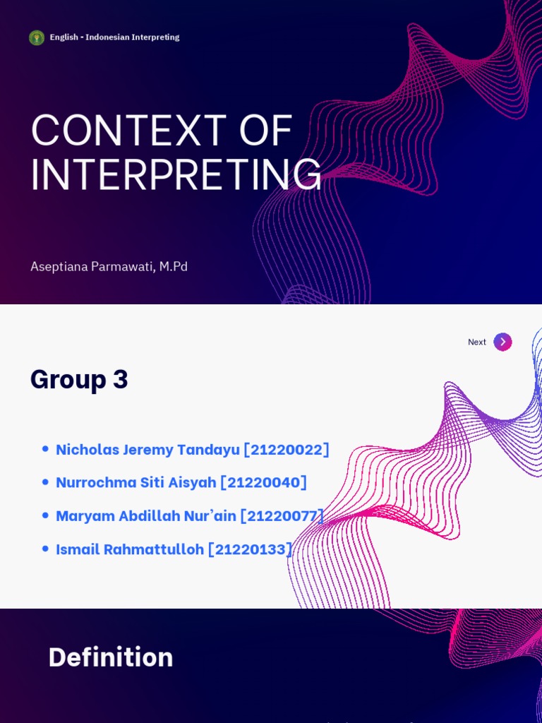 Context of Interpreting | PDF | Language Interpretation | Translations