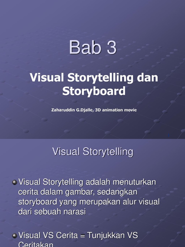 Bab 3 Visual Storytelling Dan Storyboard PDF | PDF