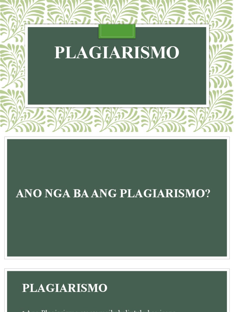 Plagiarism o | PDF