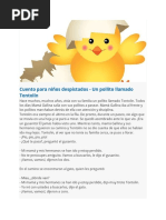 Nacimiento del Pollito Lito | PDF | Libros para adolescentes